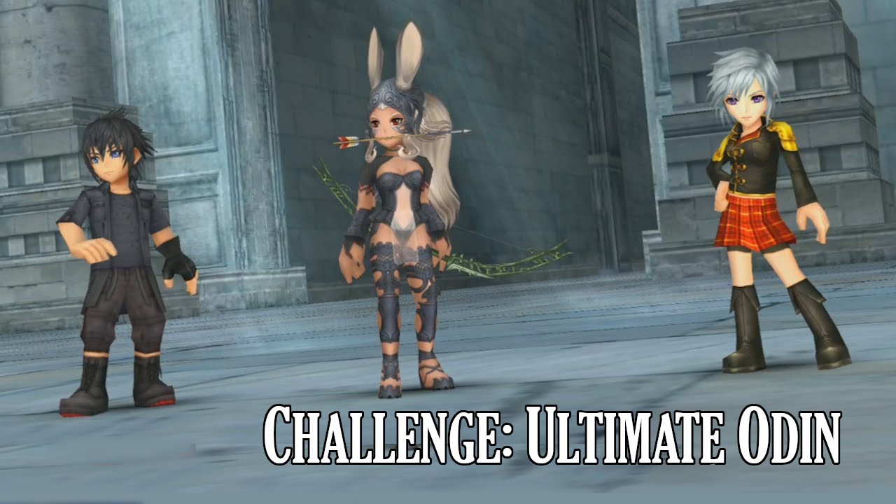 [DFFOO] Odin Challenge Quest - Seven 0/3, Fran, Noctis BT - YouTube