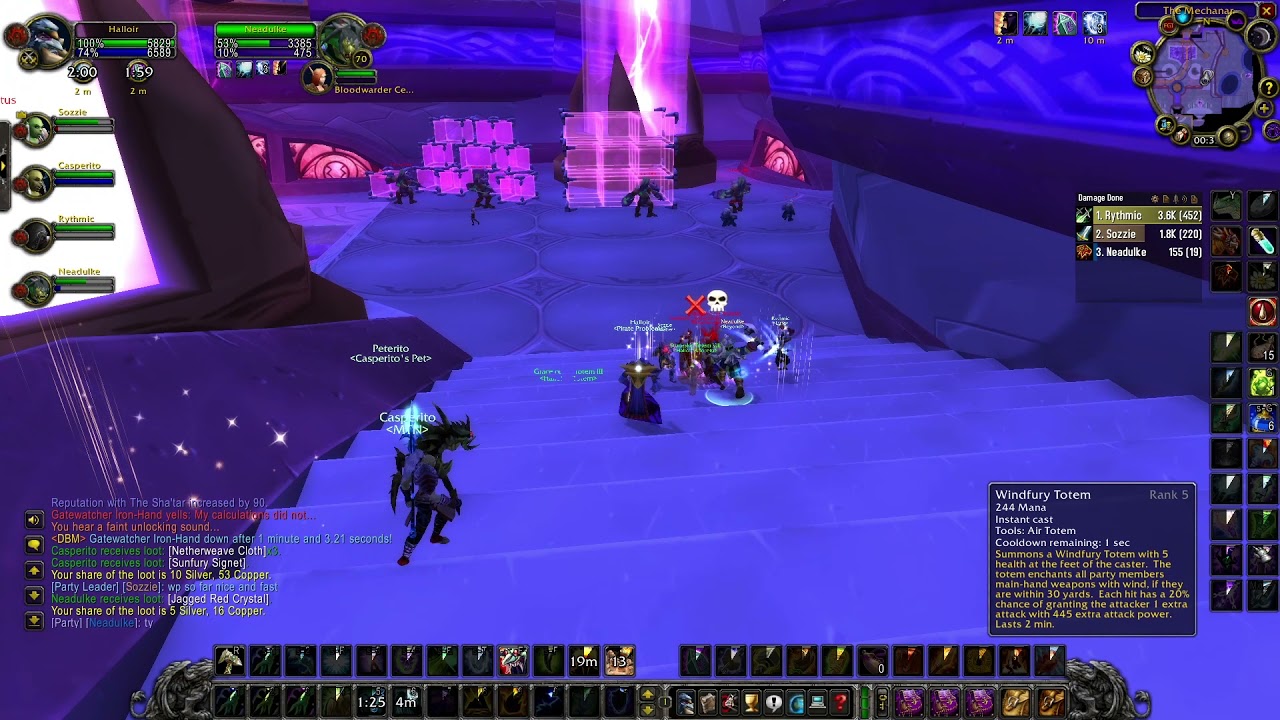 WoW Tbc - The Mechanar run and basic tactics - YouTube