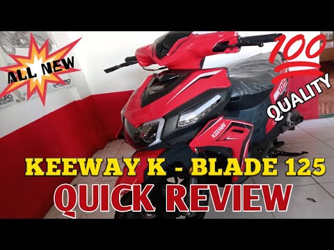 KEEWAY K-BLADE 125 quick review HD 720p - YouTube