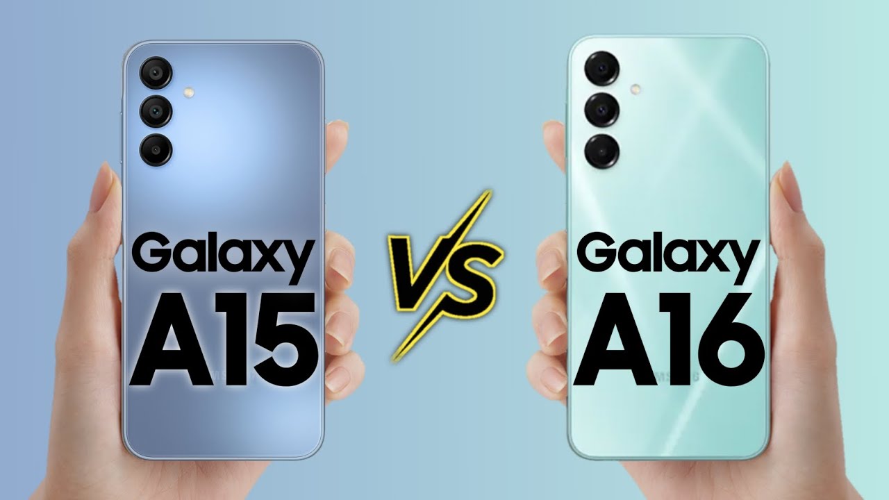 Samsung Galaxy A15 5G vs Samsung Galaxy A16 5G - YouTube