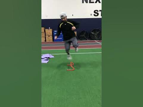 1-Leg Mini Hurdle Lateral Hops - YouTube