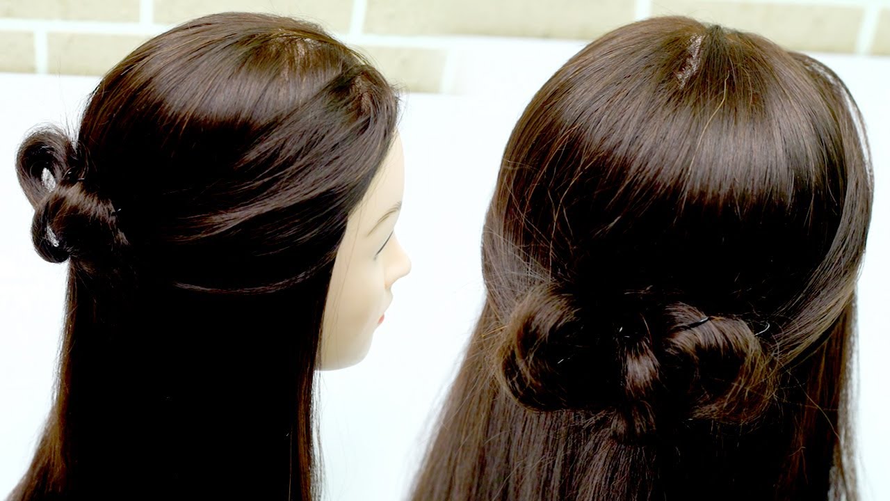 Easy Loose Hairstyle For Long Hair Girls 💇🏻‍♀️ | Simple Hairstyles For ...