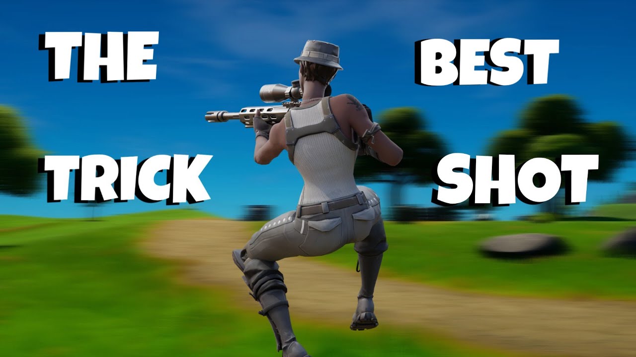 THE BEST trickshot on fortnite ( Road to trickshot )#5 - YouTube