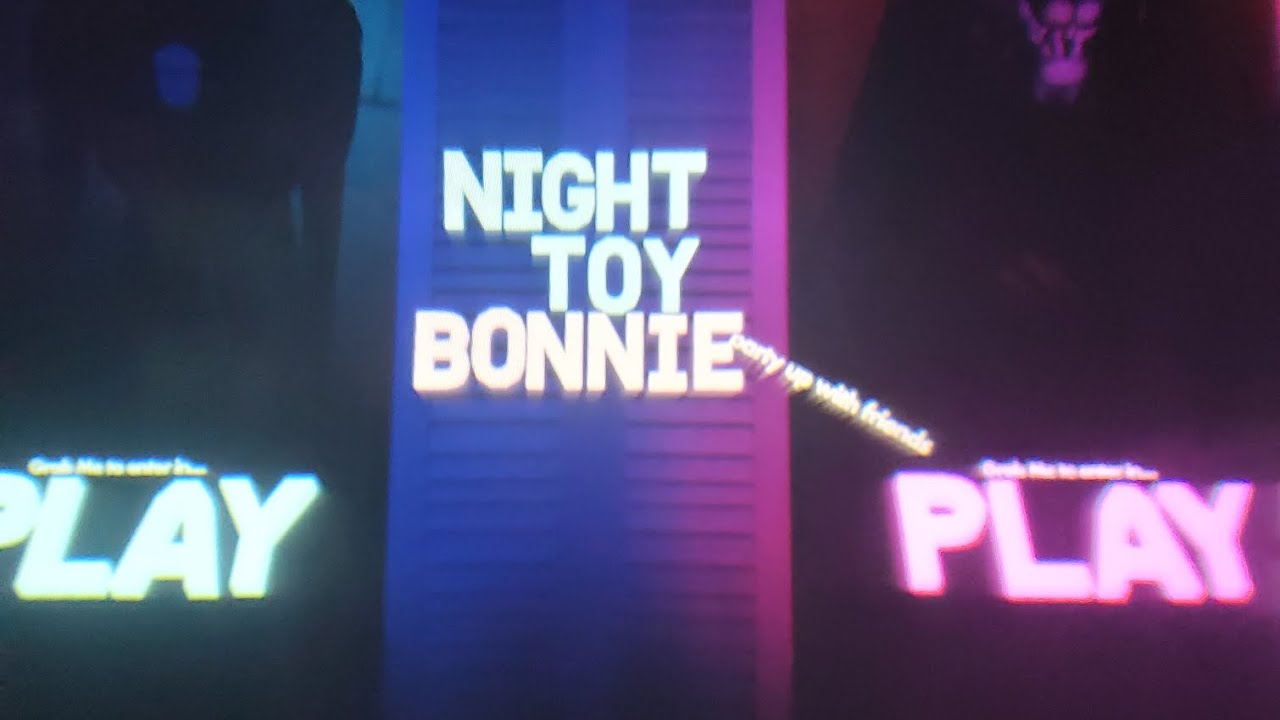 Playing Night toy bonnie/rec room vr - YouTube