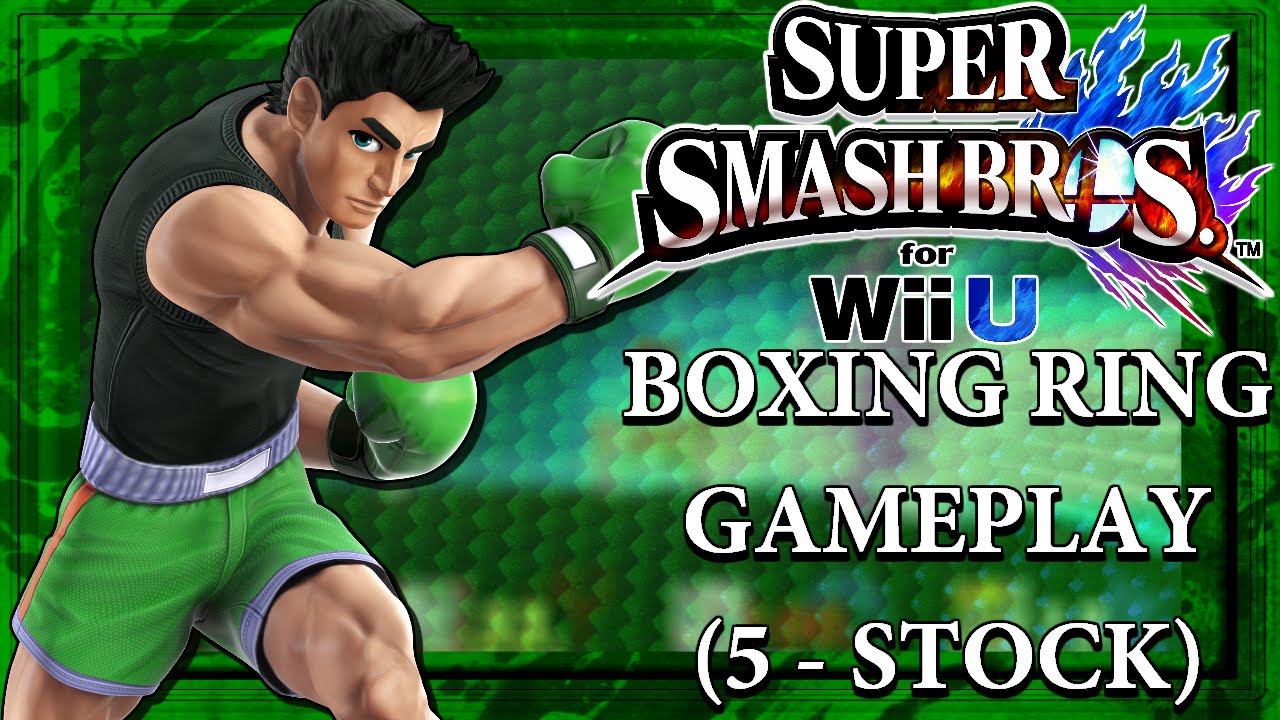 Super Smash Bros. Wii U - Boxing Ring Gameplay (5 - Stock) - YouTube