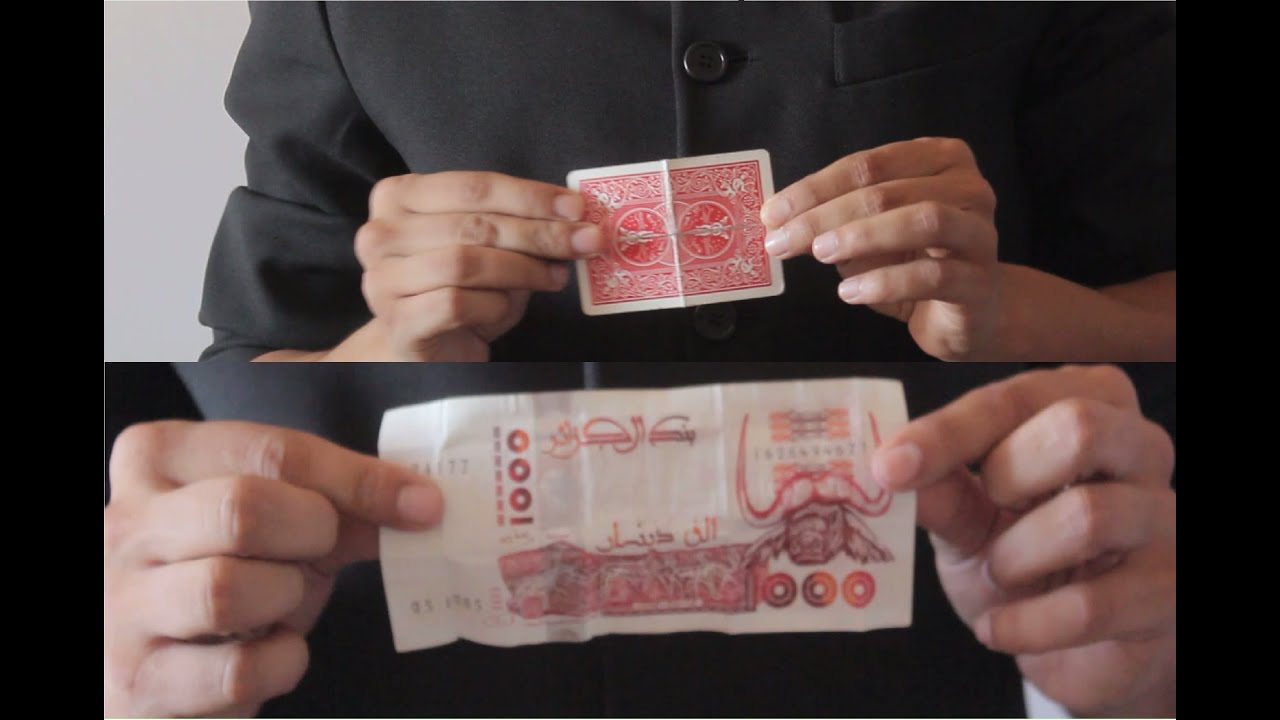 CARD TO BANKNOTE TRICK | Magic trick revealed - YouTube