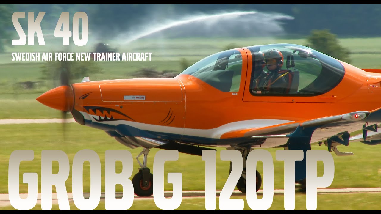 SK 40 - Swedish Air Force new Trainer Aircraft! First public appearance ...