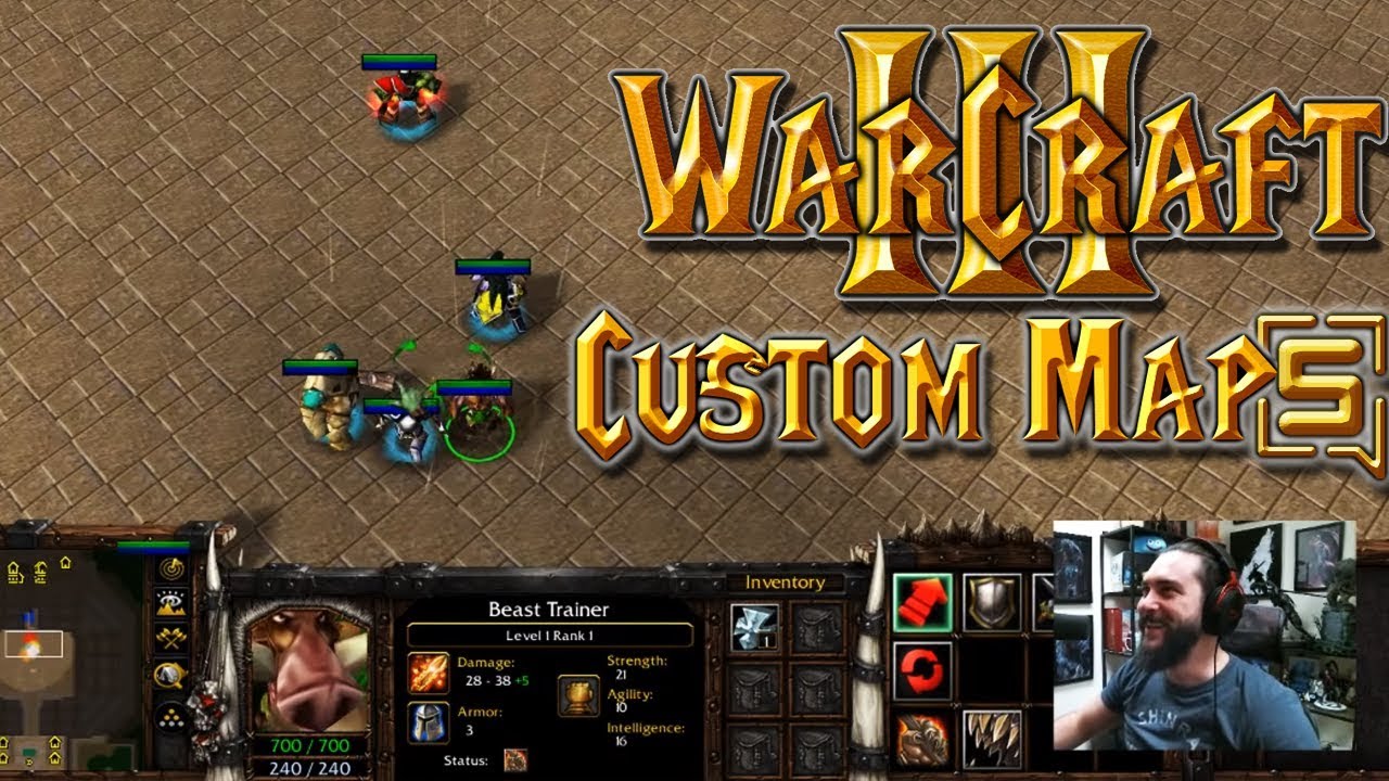 Warcraft 3 Custom Maps - Stream VOD #1 - YouTube