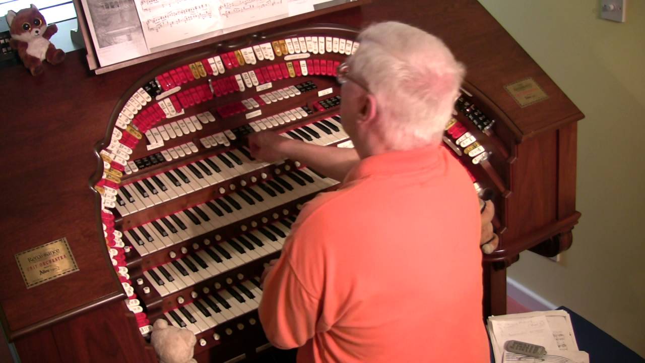 Allen GW4 Theatre Organ Poem Zdenko Fibich - YouTube