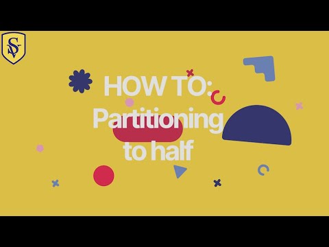Partitioning to half | Maths Tutorial with Miss Smith - YouTube