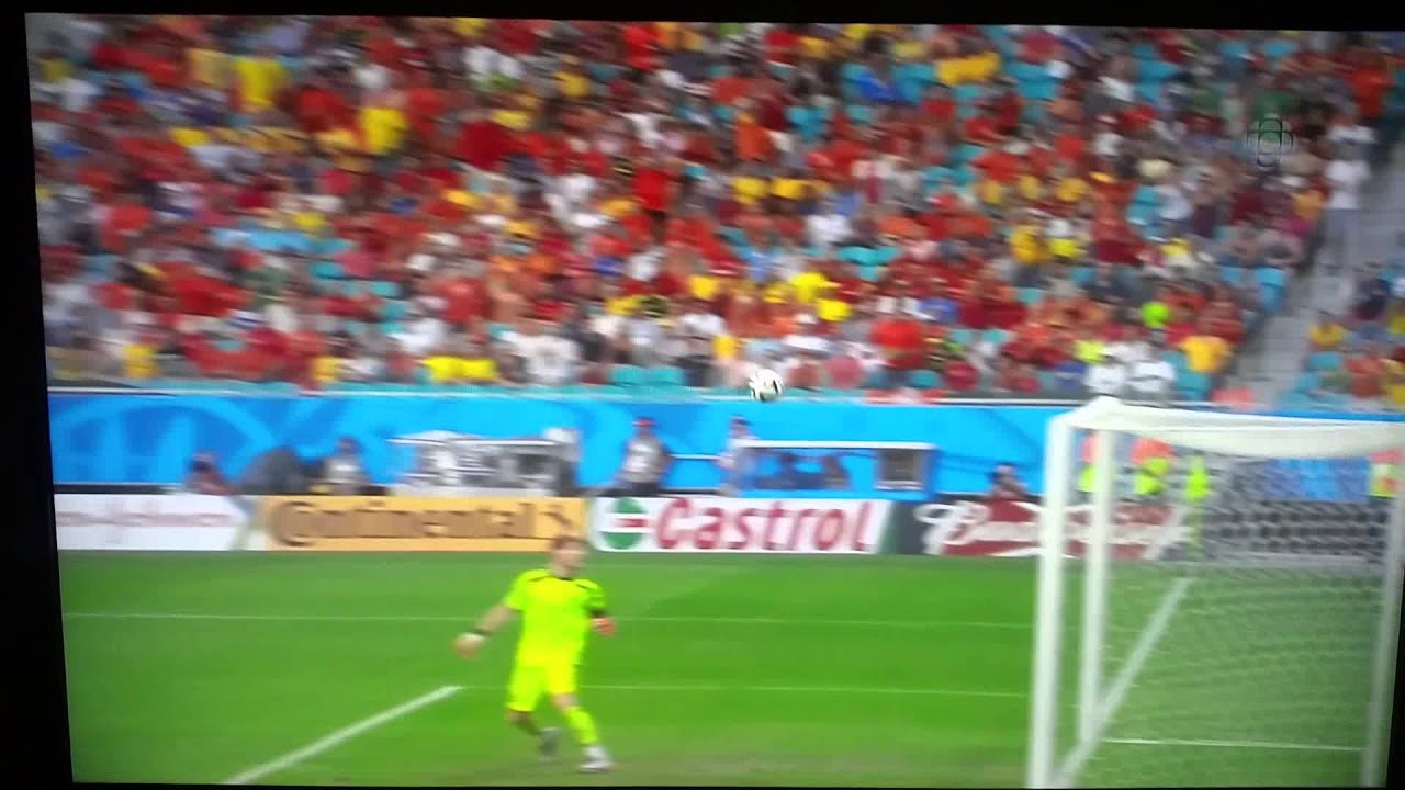 Robin van persie super goal vs Spain FIFA 2014 HD - YouTube