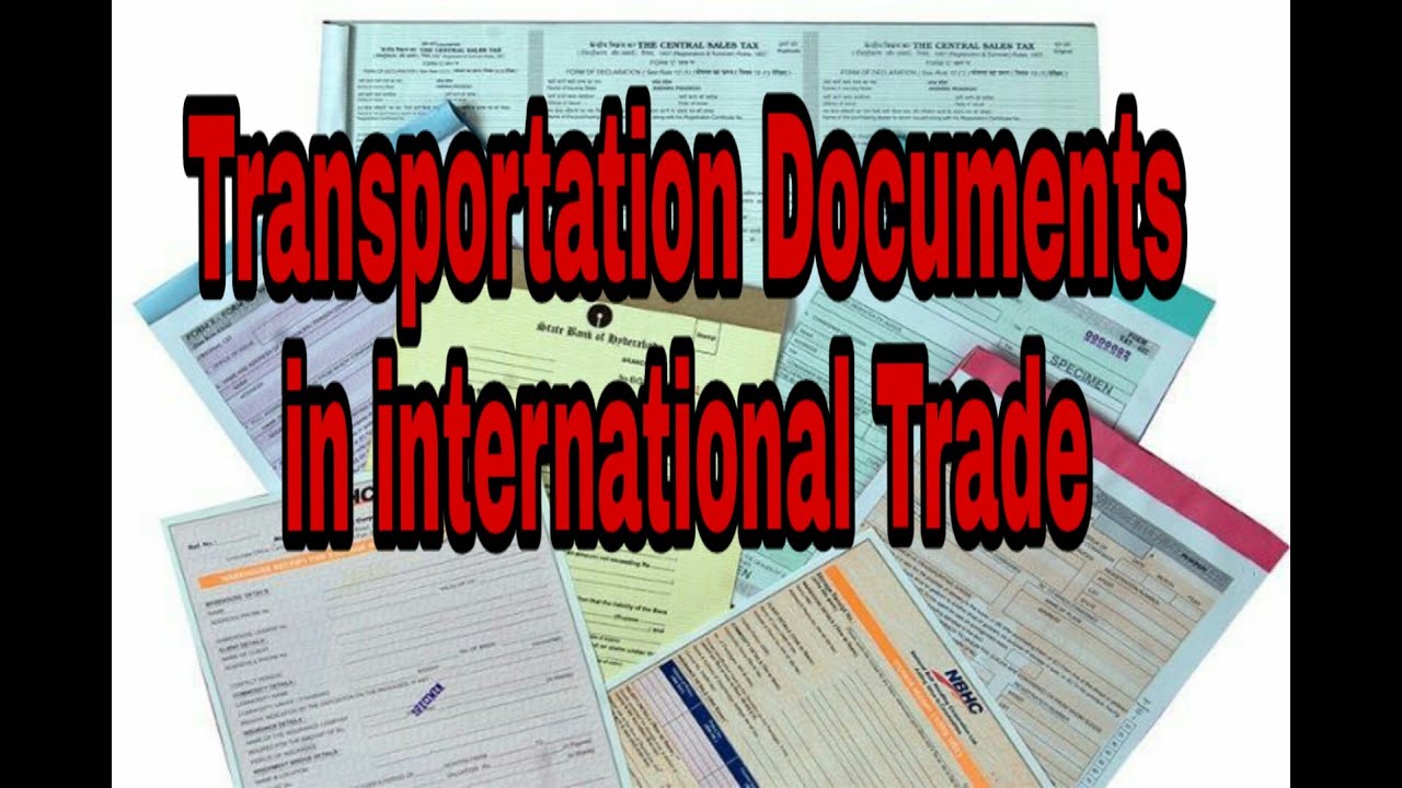 Basic International Trade Documentation|Transportation Documents Part3 ...