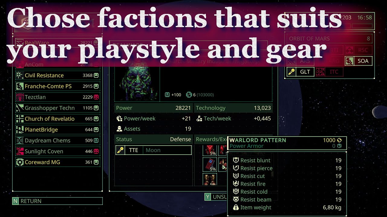 QuasiMorph - New Player Guide #3 - What faction to join - Showing all ...