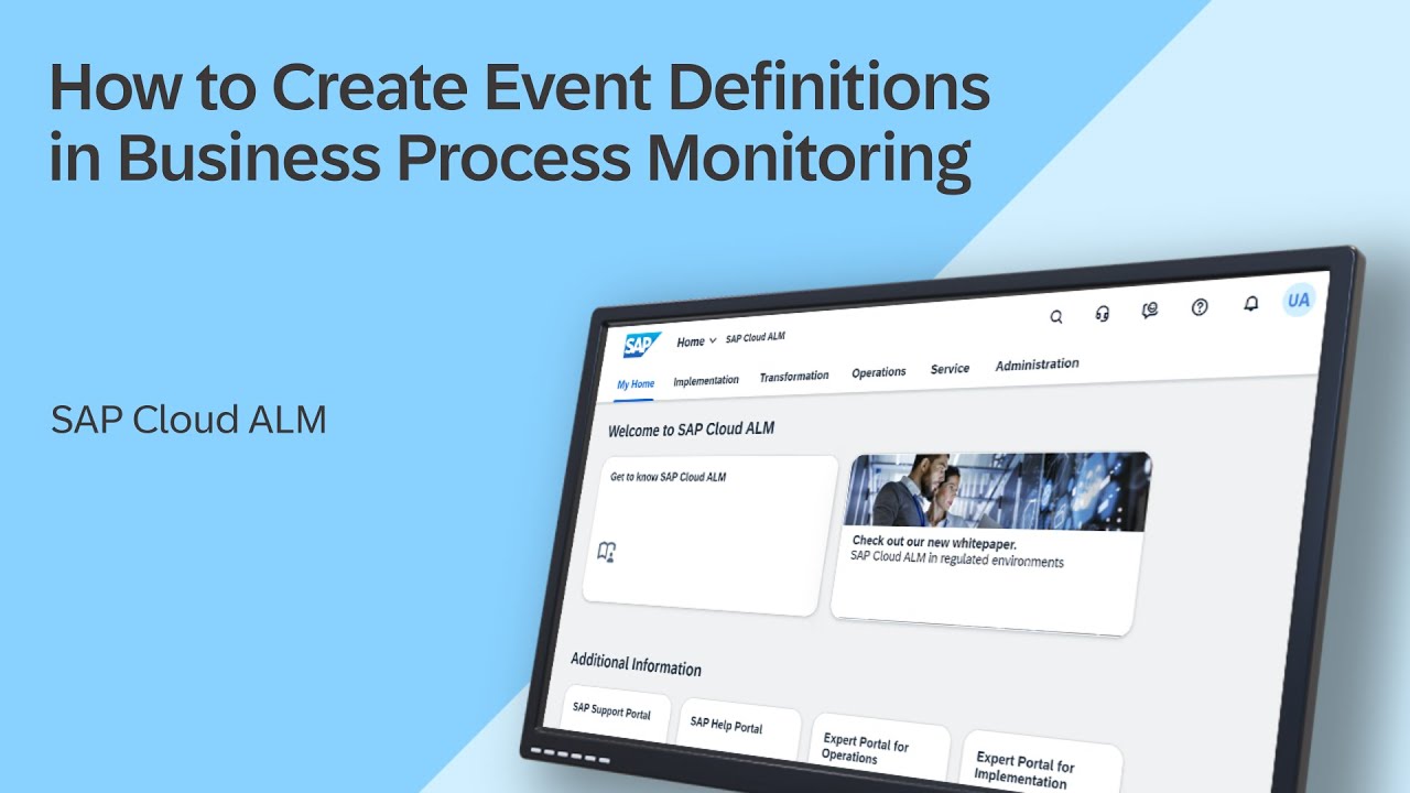 How to Create Event Definitions in Business Process Monitoring - SAP ...