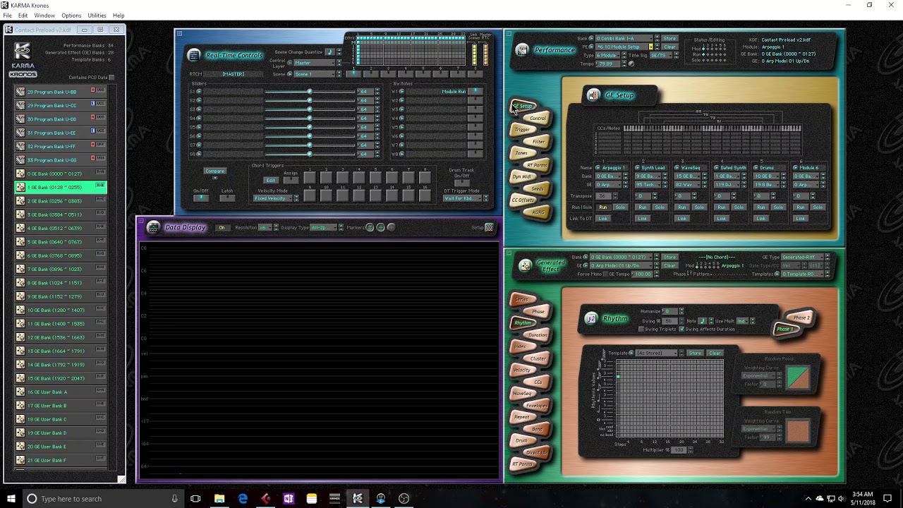 KARMA Kronos Performance Real-Time Parameters (2/2) - YouTube