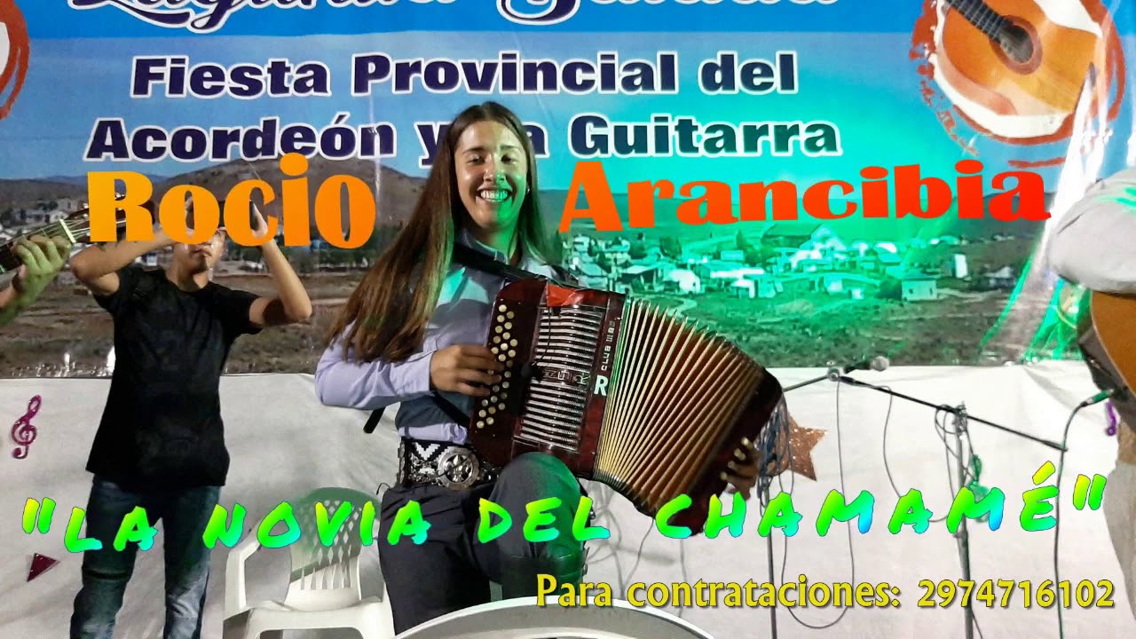 Rocio Arancibia La novia del chamame en lagunita salada - YouTube