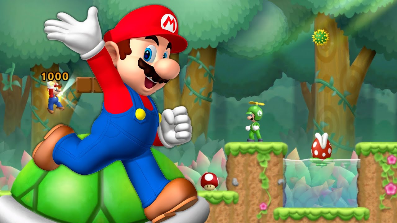 Another New Super Mario Bros Wii – World 5 Part 9 | 3 players - YouTube