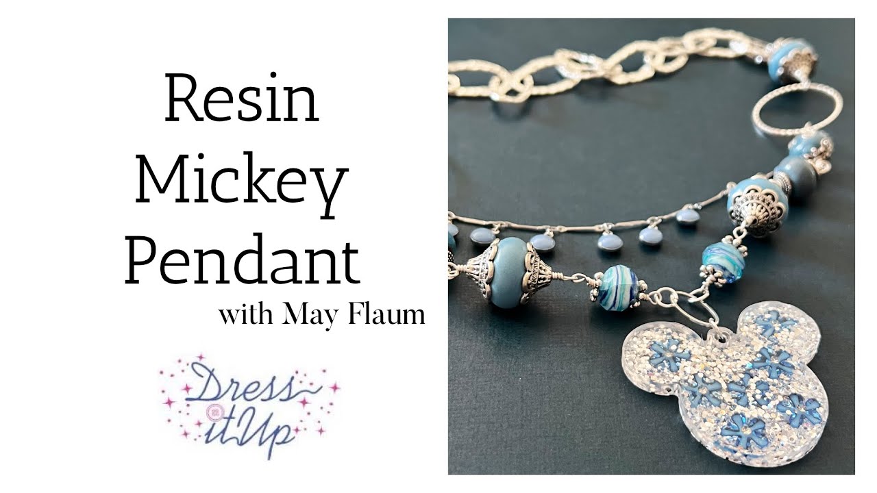 DISNEY Mickey Mouse Resin Pendant - YouTube