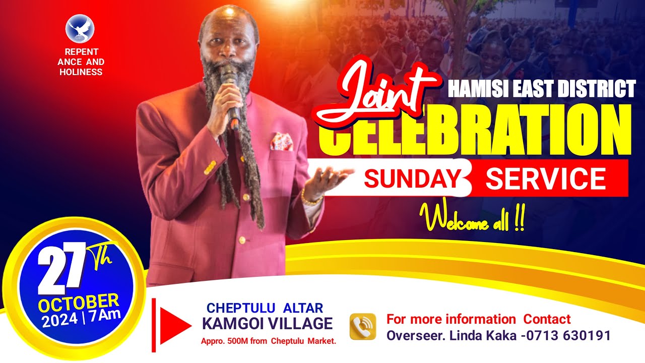 HAMISI EAST DISTRICT JOINT CELEBRATION SUNDAY SERVICE || 27TH OCTOBER ...