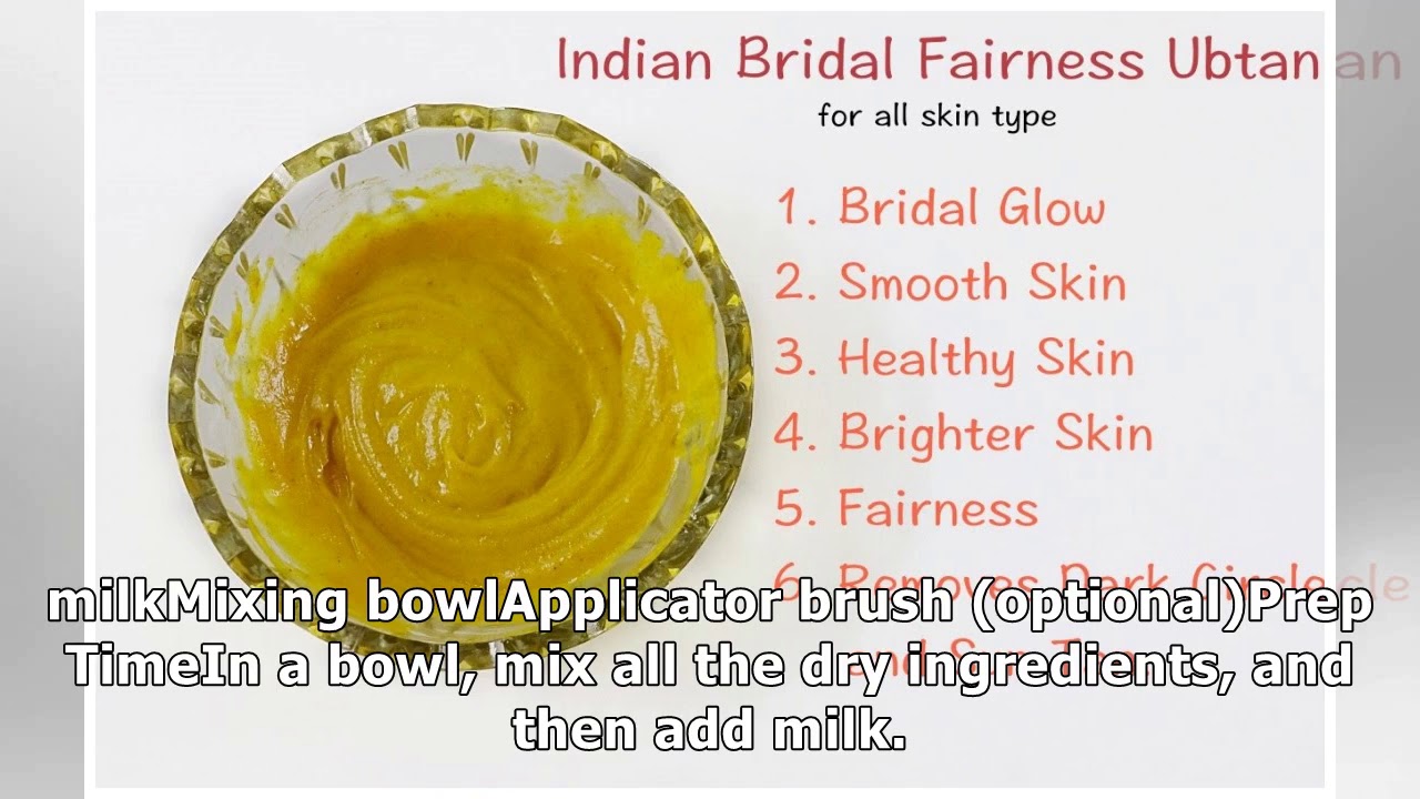 How To Make Ubtan At Home For Fairness - YouTube
