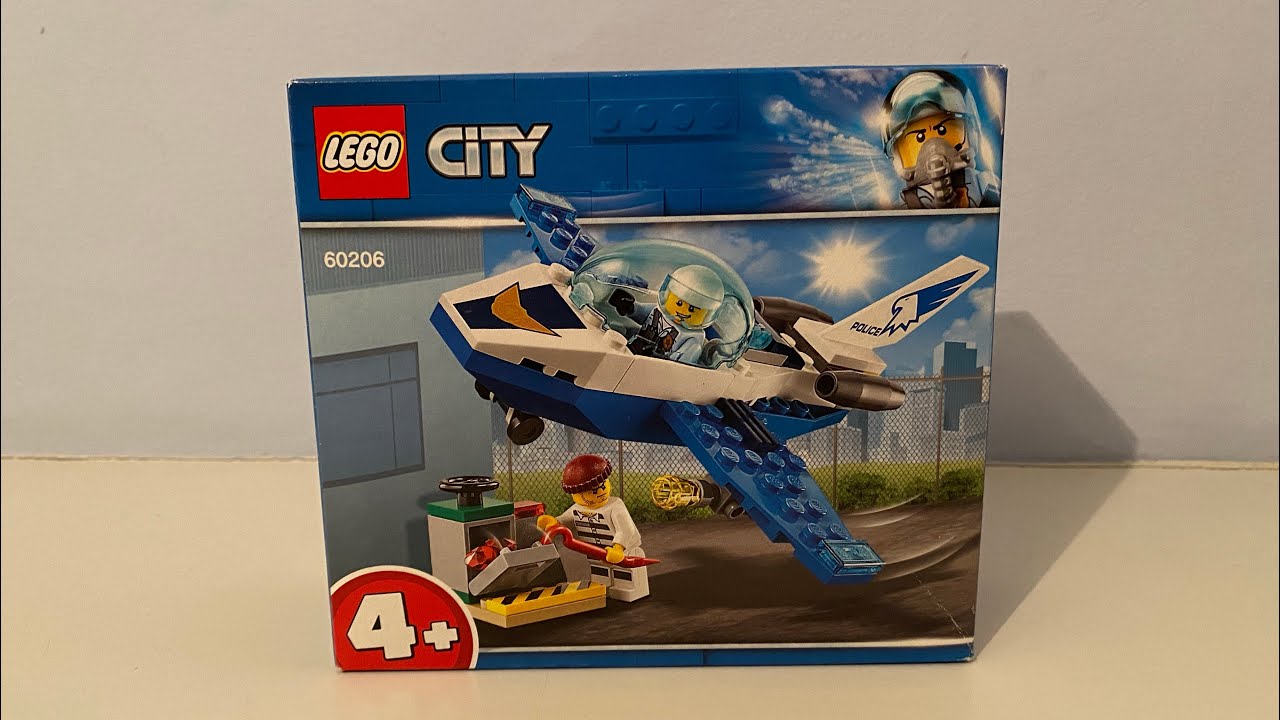 Lego City Police Jet Plane Set Review. - YouTube