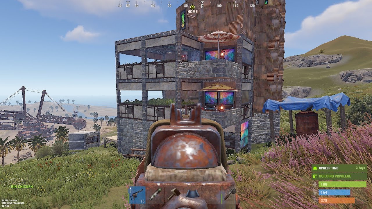 Rust Vanilla Farm & Base for the chad's - YouTube