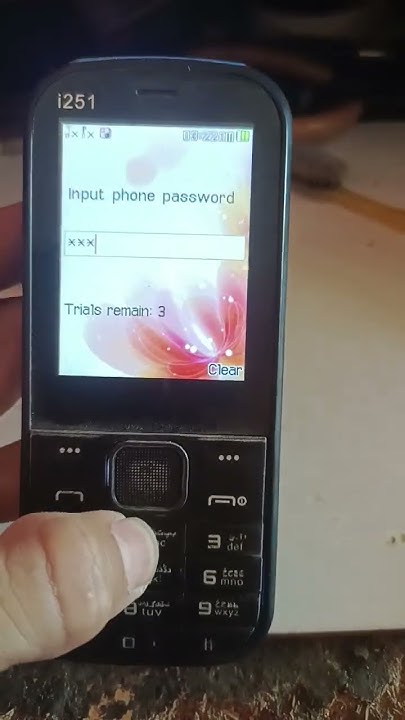 i251 input password 🔑 problem fix #phone #center - YouTube