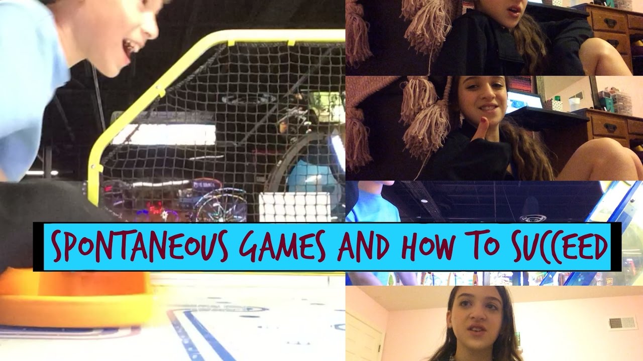 SPONTANEOUS GAMES AND HOW TO SUCCEED | Zoe Rebekah - YouTube