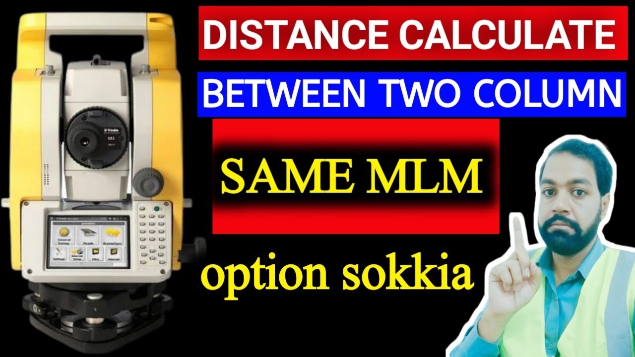 how to calculate distance between two column and align structural ...