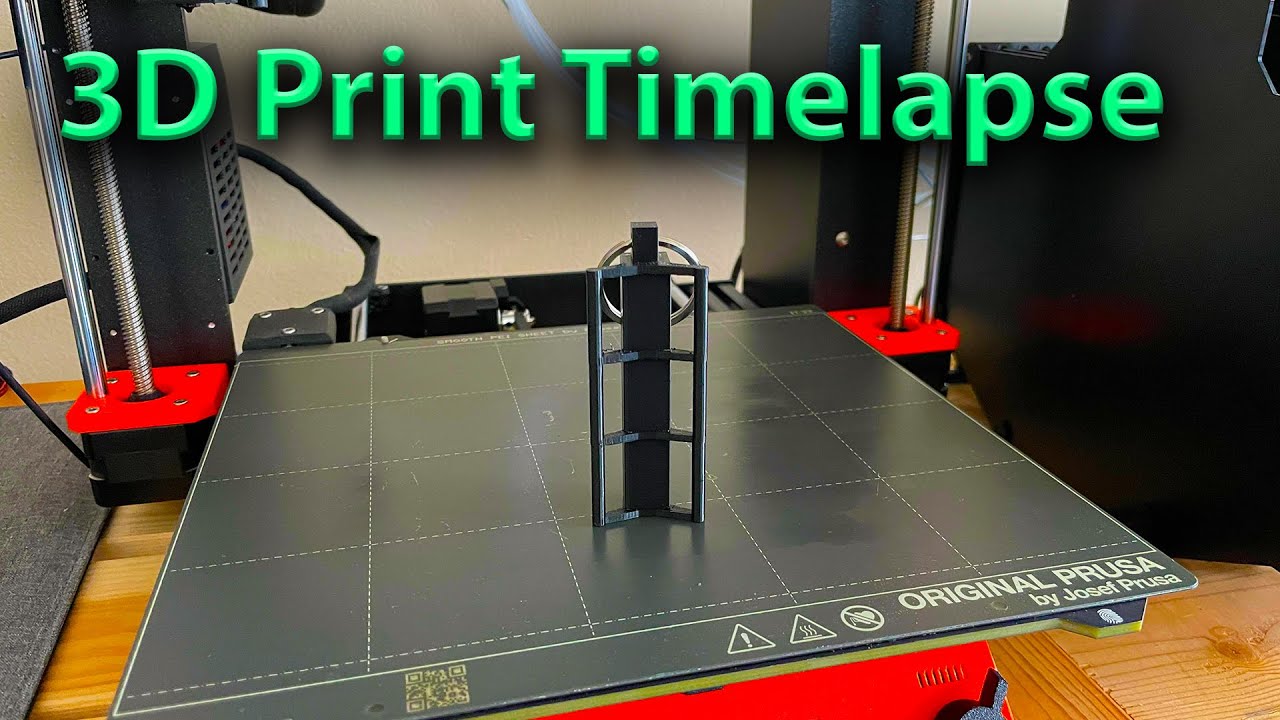 3D Printed Roller Coaster Key Chain Time Lapse - Black B&M Inspired ...