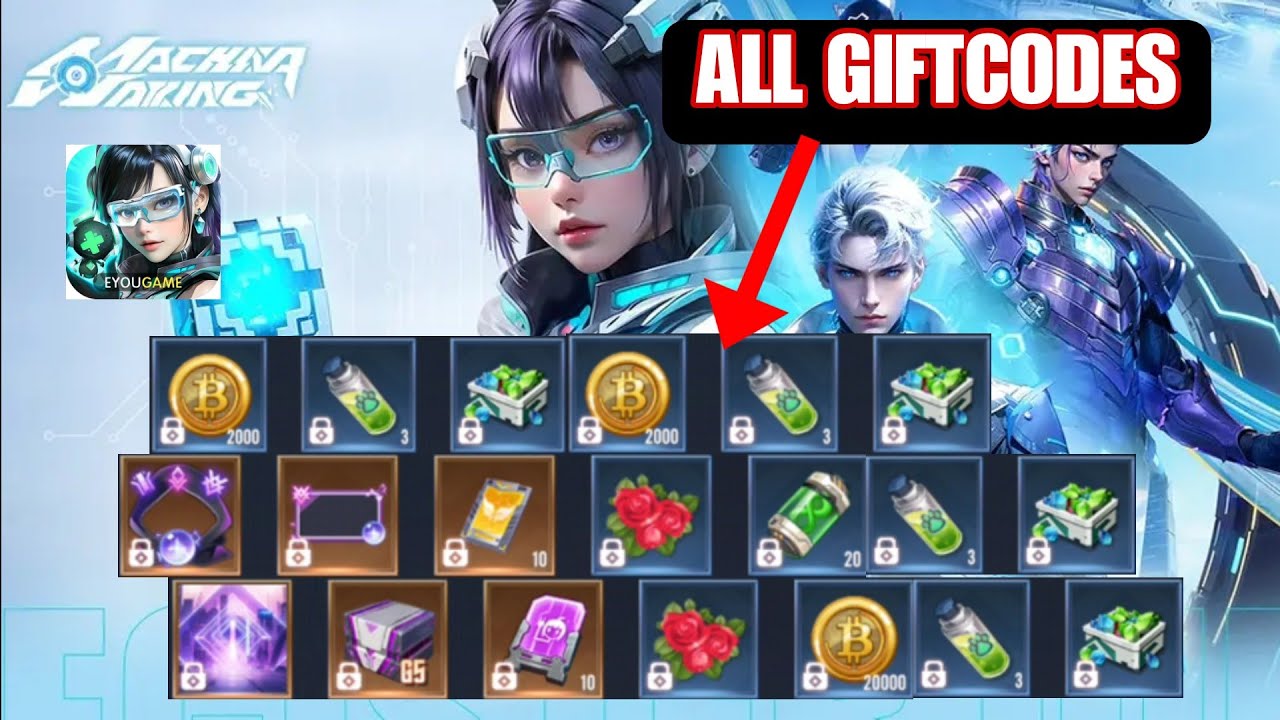 Machina Waking & All 12 Giftcodes | 12 Free Codes Machina Waking - How ...