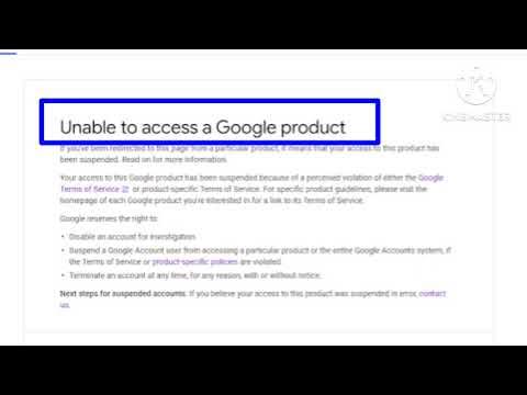 Fix Unable To Access Google Product Problem | Google | Unable To Access Google Product | Account ...