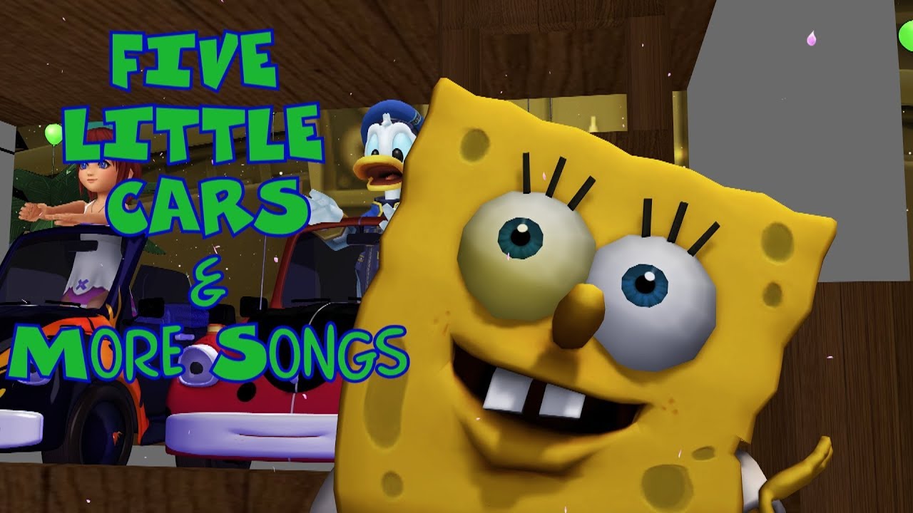 Five Little Cars Song & Many Many More Songs | Kids Songs | Nursery ...