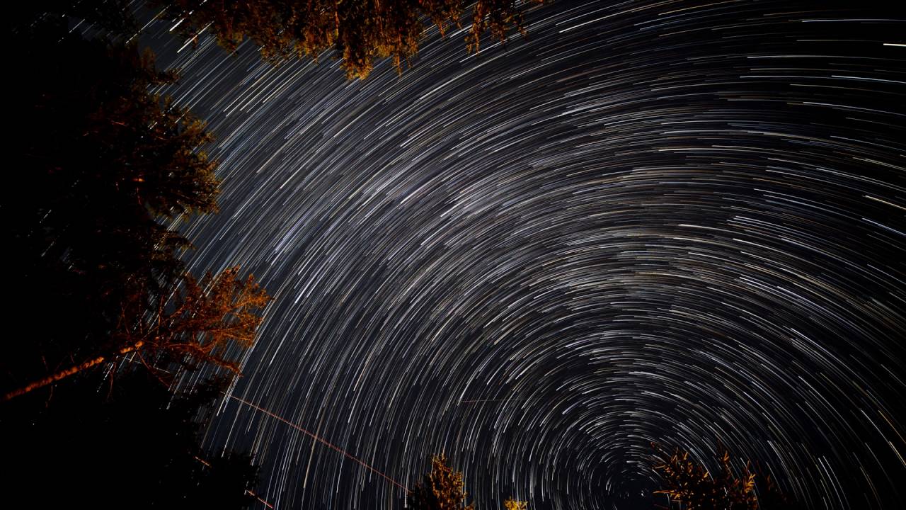 Test Time lapse of the stars. - YouTube