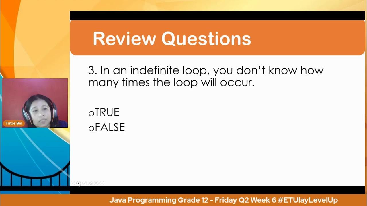 Java Programming Grade 12 - Friday Q2 Week 6 #ETUlayLevelUp #Quarter2 - YouTube