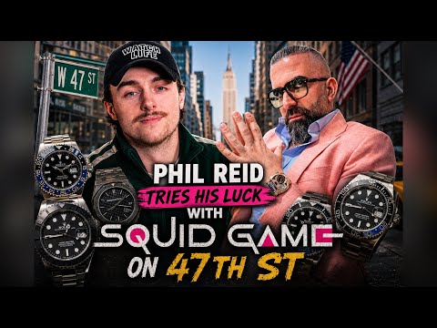 Phil Reid Tries his LUCK with Squid Games of 47th st!!