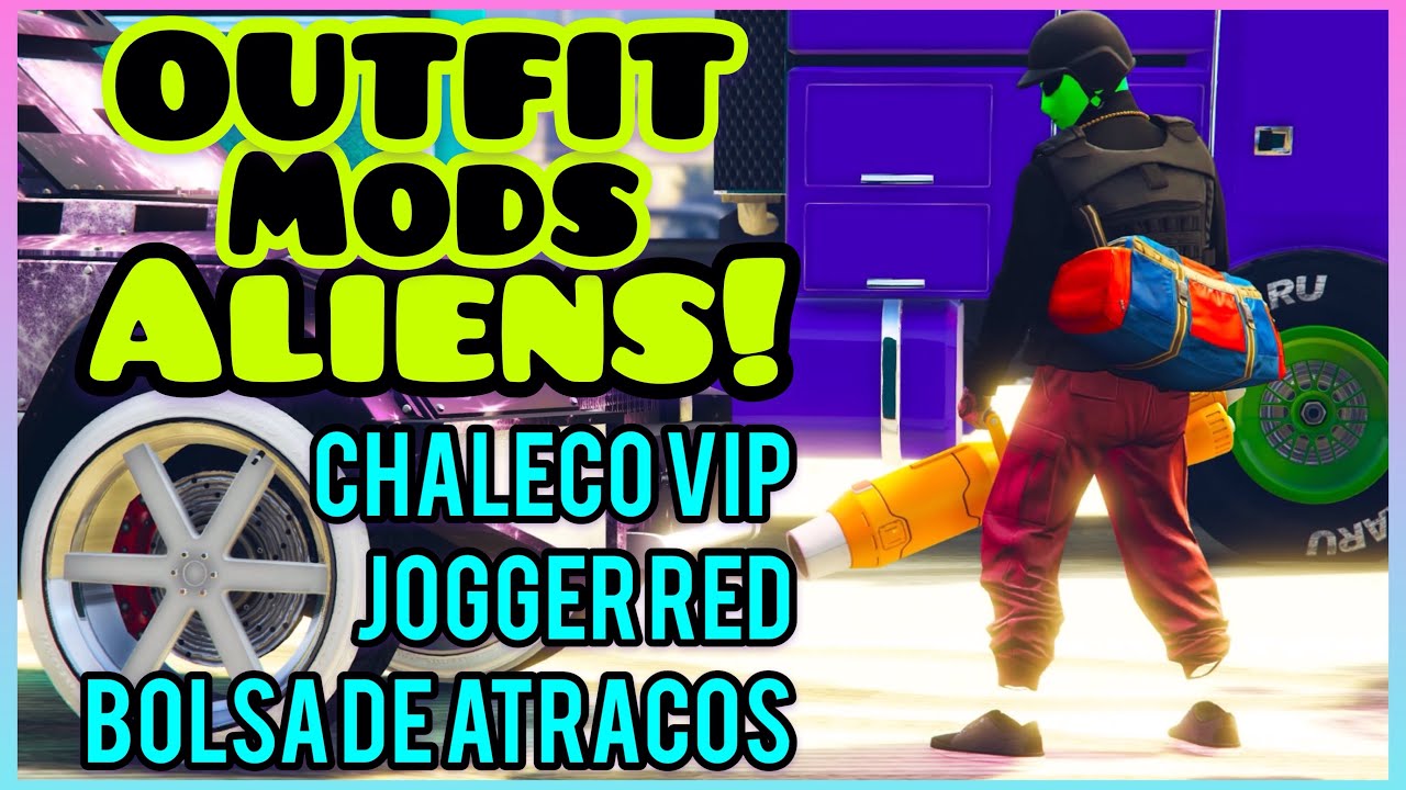 ALIEN OUTFIT - CONJUNTOS MODEADOS ALIEN - BOLSA DE ATRACOS - CHALECO ...