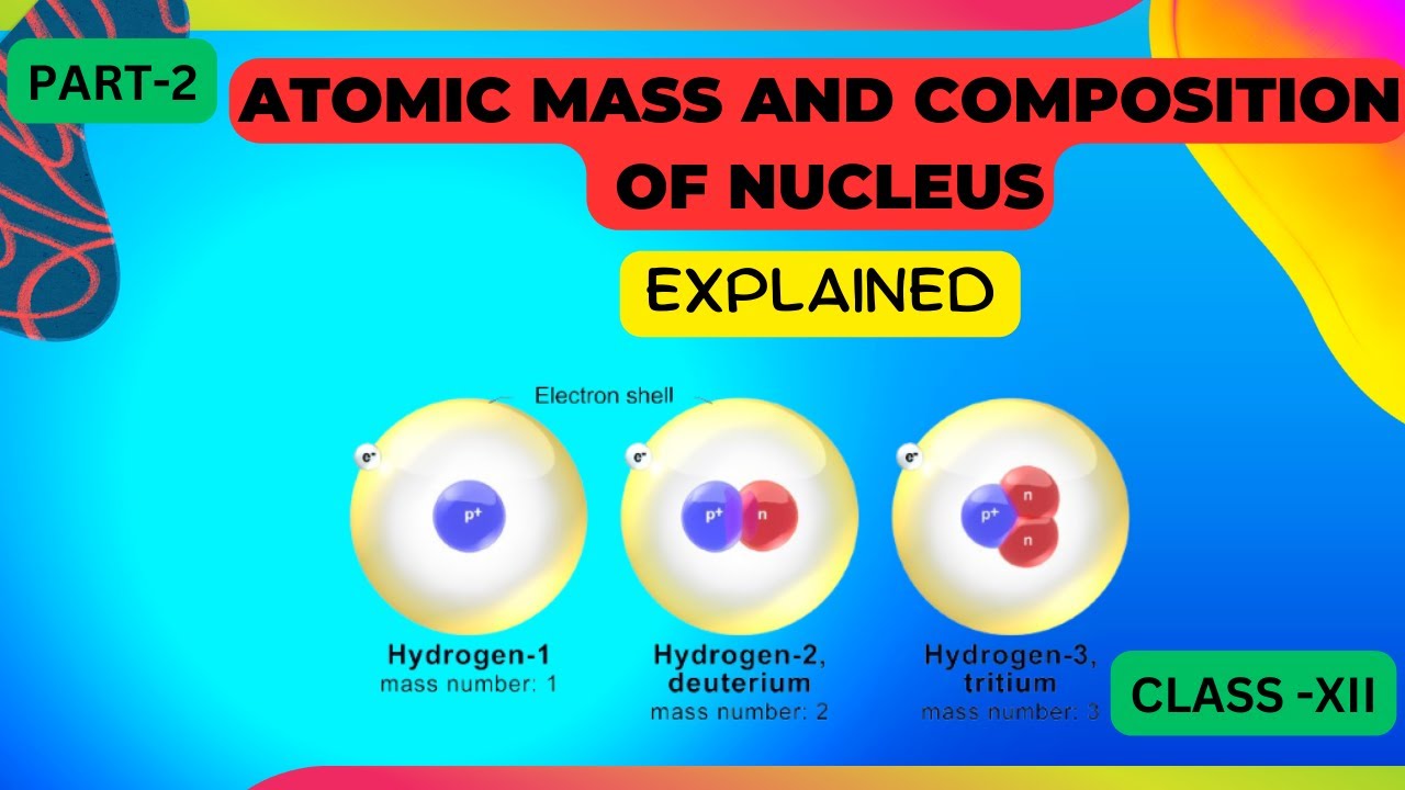 atomic mass and composition of nucleus class 12 Physics | Nuclei - YouTube