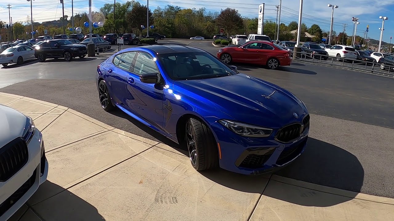 What does Marina Bay Blue Metallic Look Like? 2021 M8 Gran Coupe ...