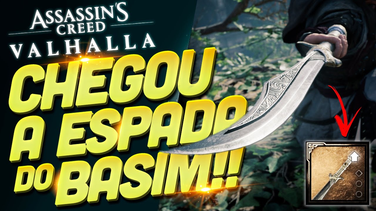 A ESPADA DO BASIM CHEGOU EM ASSASSIN'S CREED VALHALLA - YouTube
