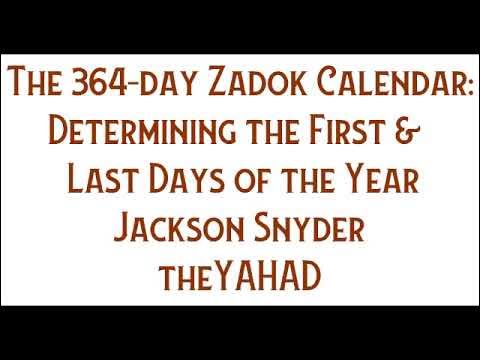 364-Day Solar Calendar: Determining the First and Last Days of the Year - Jackson Snyder - YouTube