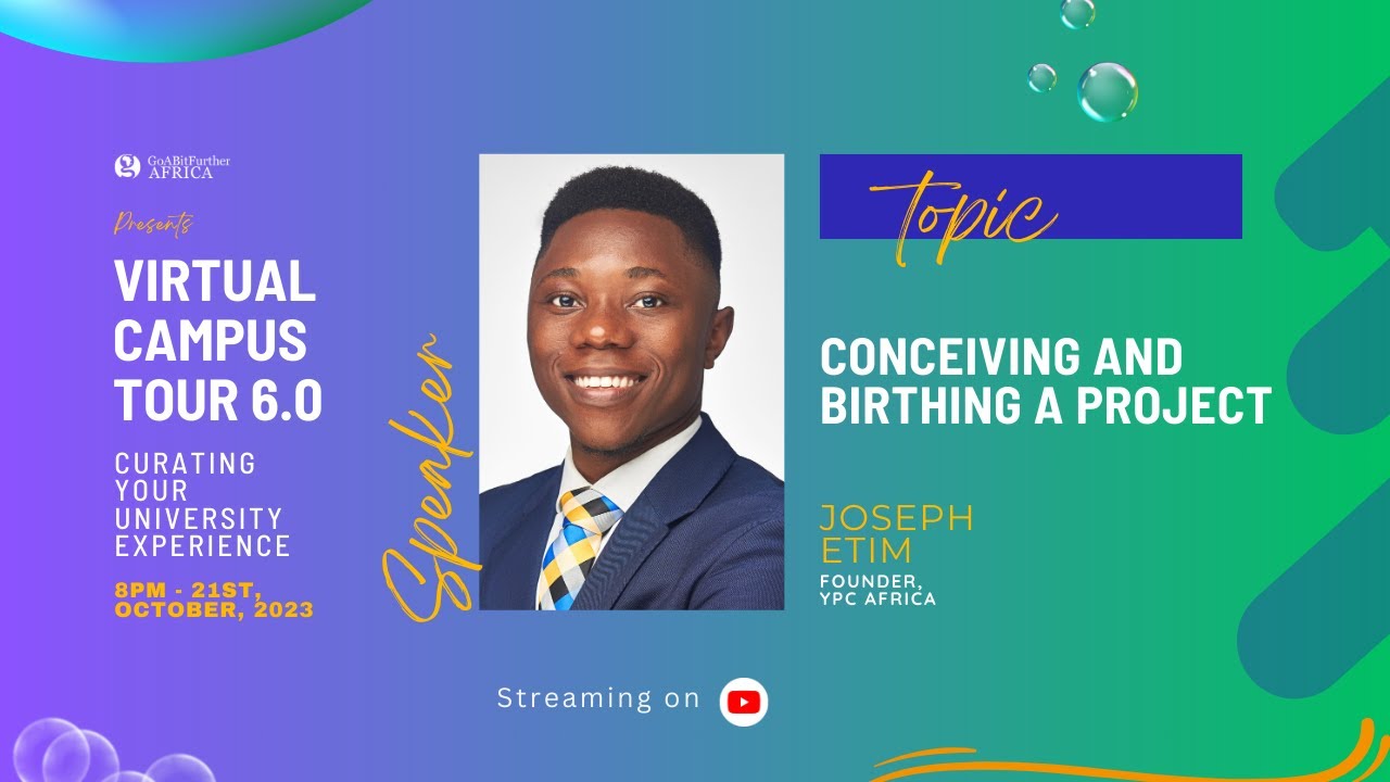 How to Conceive and Birth a Project with Joseph Etim - YouTube