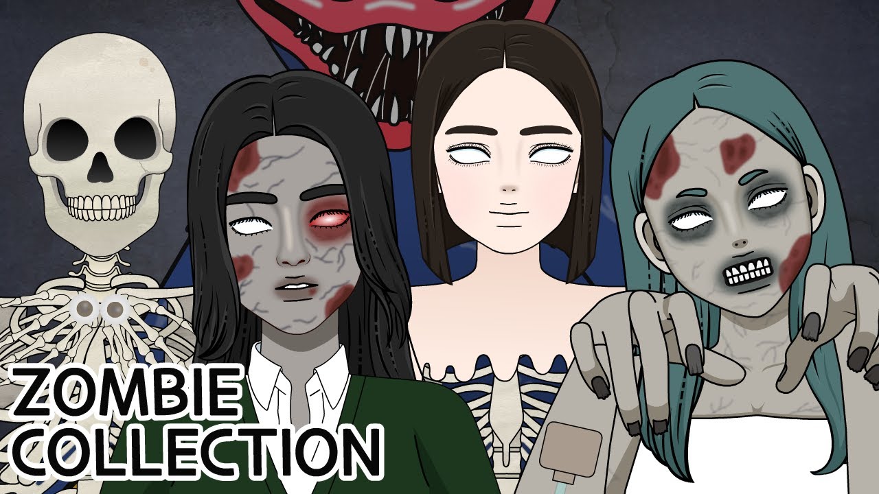좀비 사람으로 변신 시키기 애니메이션 모음집 | 허기워기 공포탈출 | Transform a zombie into a human ...