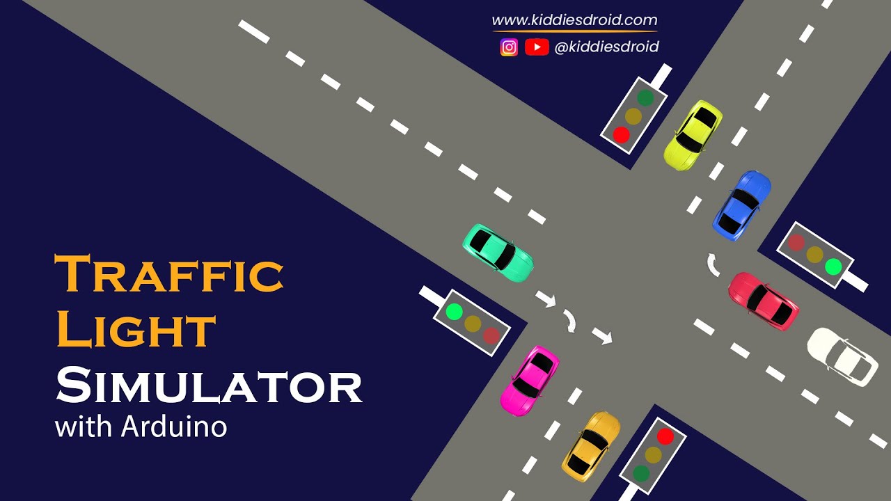 Coding The Crossroads Traffic Light Simulation Tutorial Using Arduino