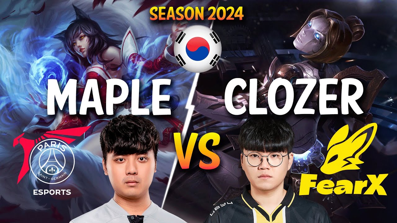 PSG Maple vs FOX Clozer - Maple AHRI vs Clozer ORIANNA Mid - Patch 14.7 ...