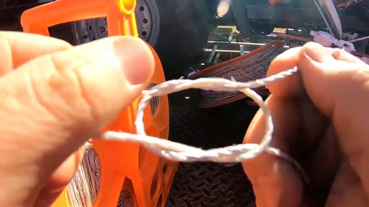 4 Miles of polly wire - YouTube