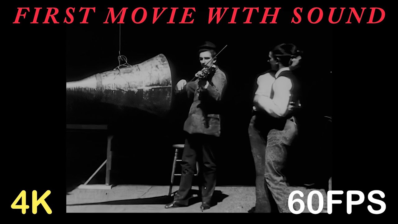 First Movie With Sound - W.K.L. Dickson Experimental Sound Film (1894 ...