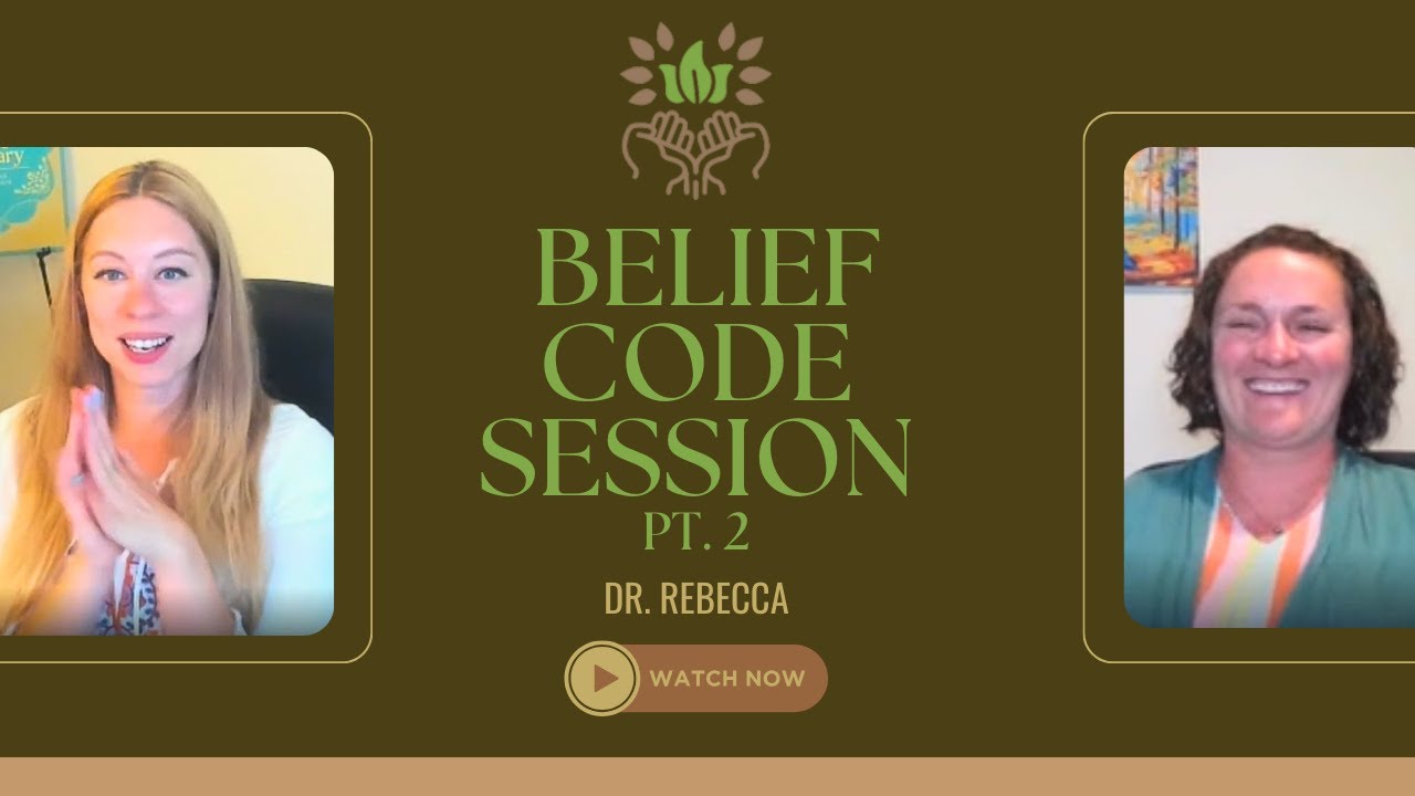 Belief Code Session Part 2: Sarah’s Body Code & Emotion Code Healing | Dr. Rebecca - YouTube