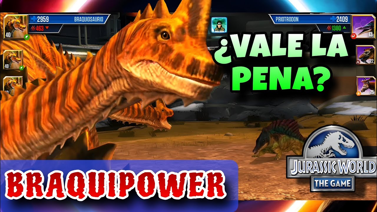 BRAQUIOSAURIO / BRACHIOSAURUS nivel 40 LIGA DOMINADORES en JURASSIC ...