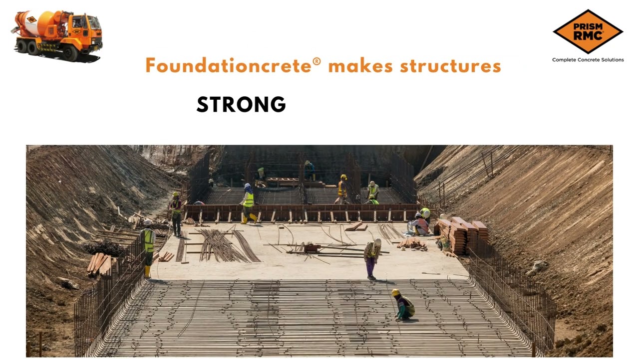 Foundationcrete | PRISM RMC | SPECIAL CONCRETE | #foundation # ...